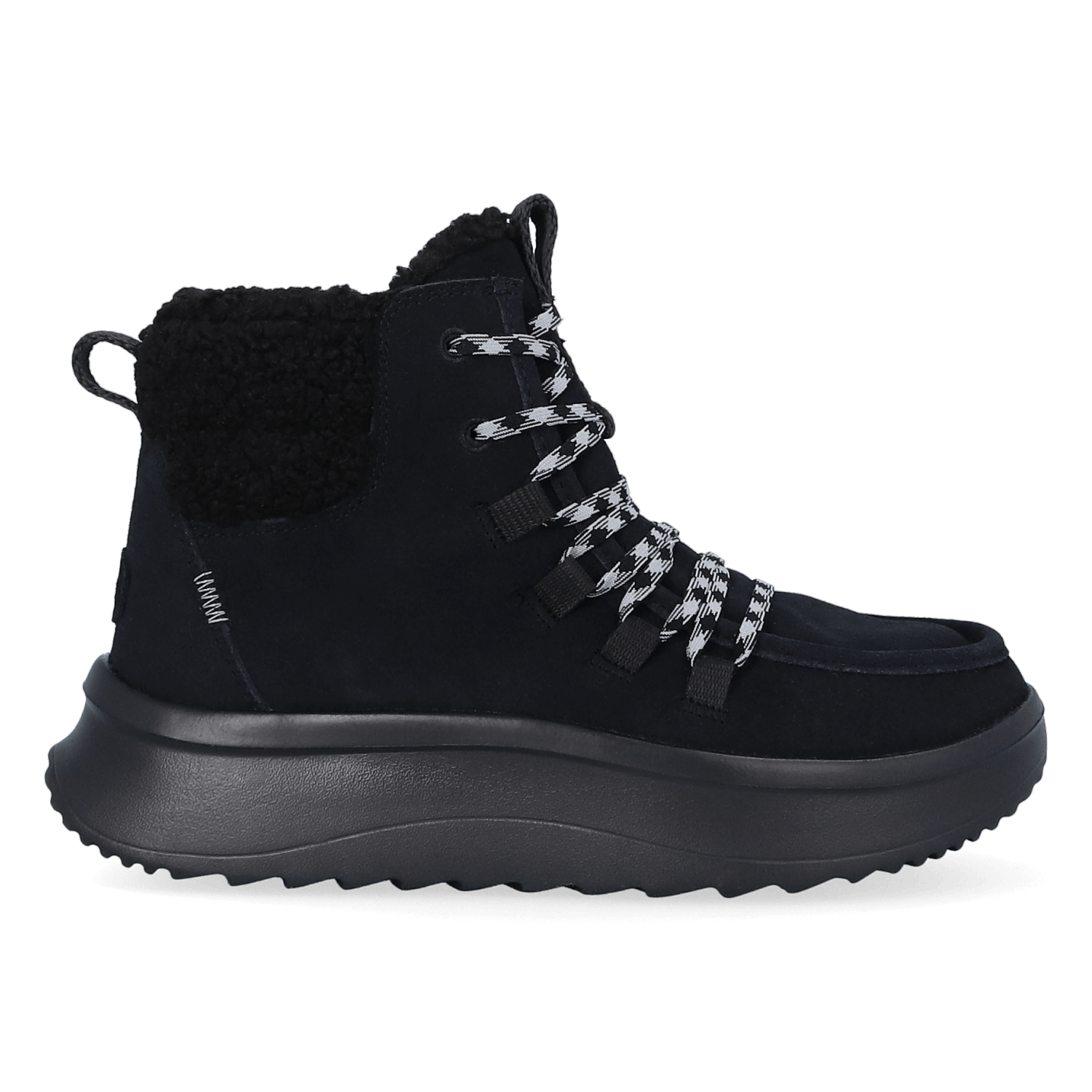 HEYDUDE Wendy Apres Suede Cozy Dames Boots Zwart | HD41995-060